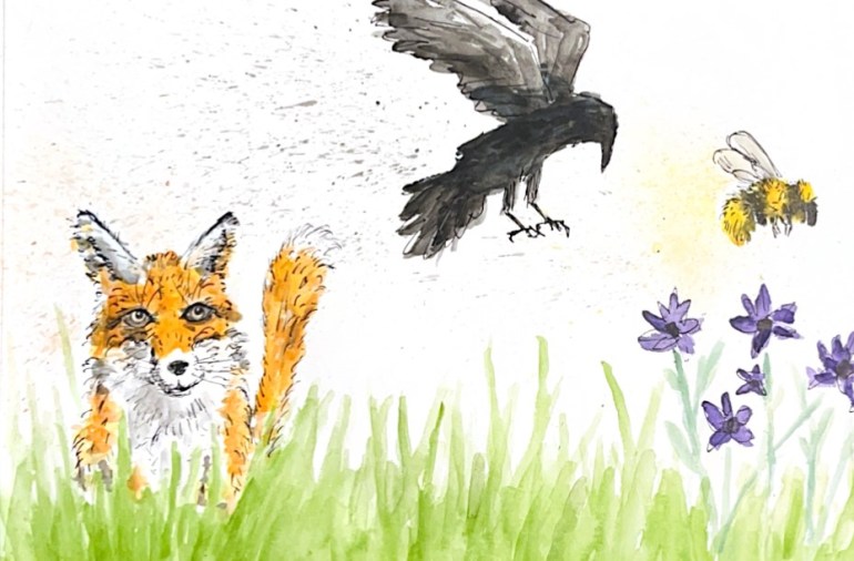 The Fox and The Crow – Nature's Reverie